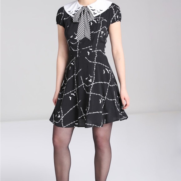 Hell Bunny | Dresses | Hell Bunny Black And White Bat Mini Dress | Poshmark
